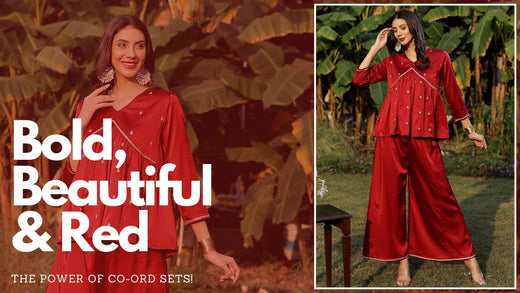 Red Co-ord Sets: A Bold Fashion Statement for Every Woman – BEOM COMMERCE