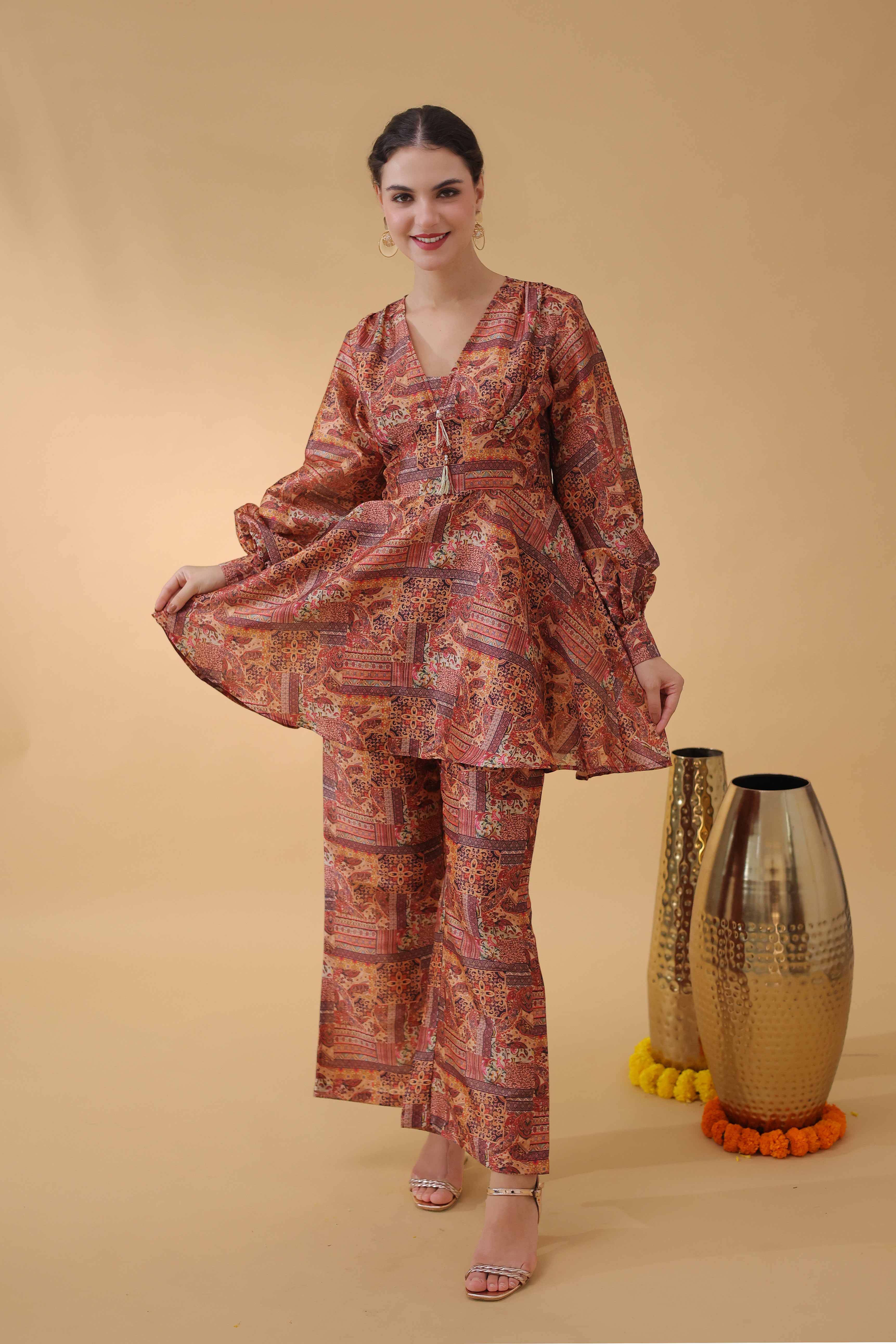 Rustic Boho Printed 2-Piece Set – BEOM COMMERCE